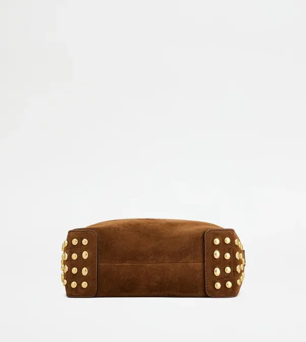 TOD'S Metal Dots Mini Bag In Suede