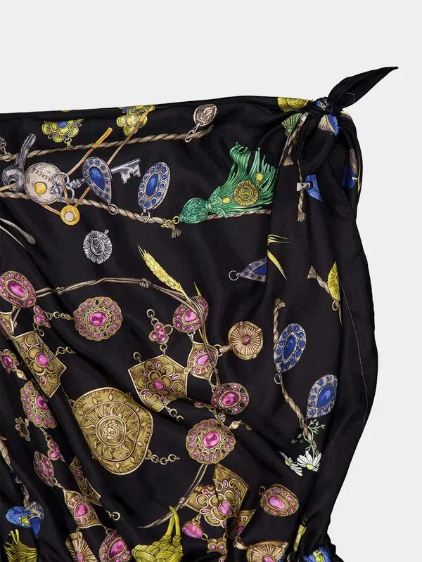 Versace Blend Twill Mini Dress - No