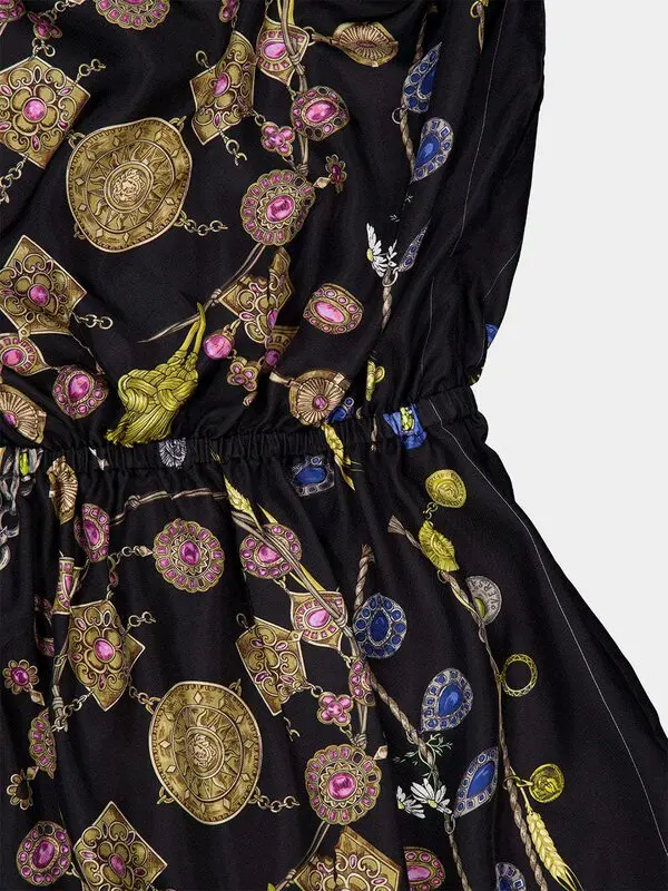 Versace Blend Twill Mini Dress - No