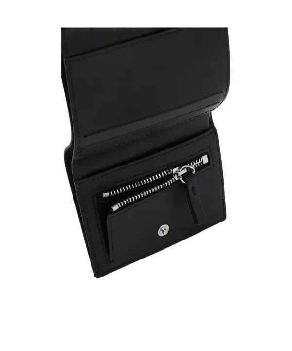 MAISON MARGIELA Leather Tri-fold Wallet