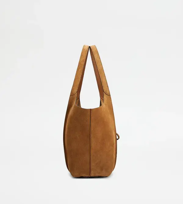 TOD'S T Timeless Shopping Bag In Suede Small