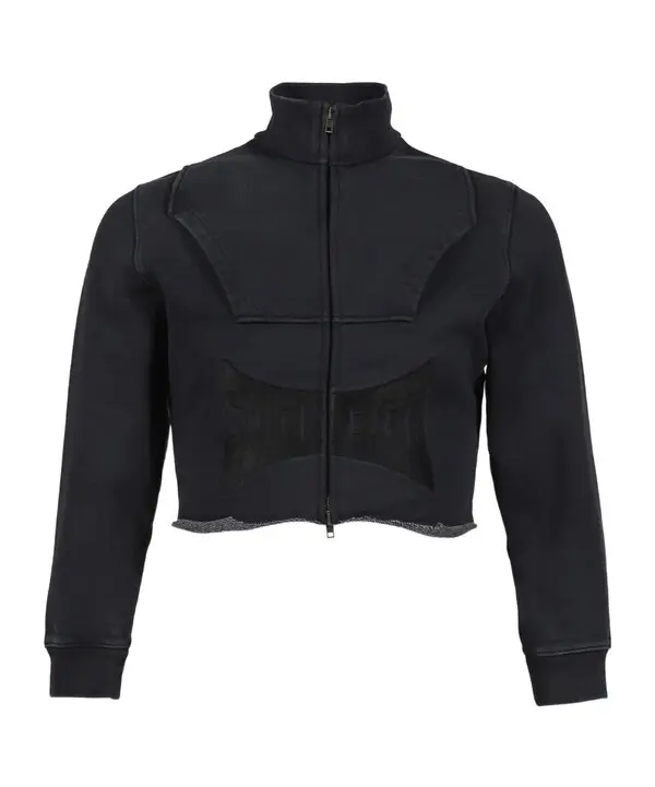 Vetements Cropped Sweatshirt