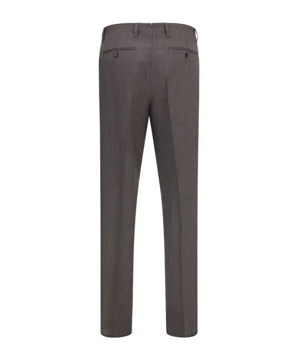LARDINI Houndstooth Straight-leg Pants