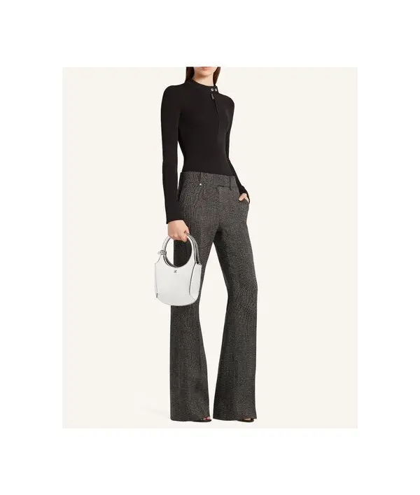 COURREGES Metallic Shoulder Bag - White