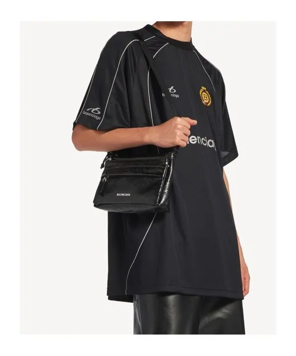 Balenciaga Explorer Double Pouch Messenger Bag