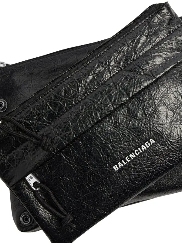 Balenciaga Explorer Double Pouch Messenger Bag