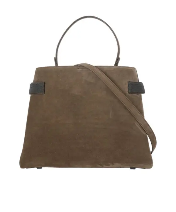 Brunello Cucinelli Embellished Top Handle Bag