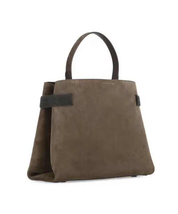 Brunello Cucinelli Embellished Top Handle Bag
