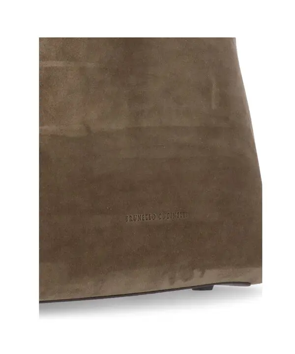 Brunello Cucinelli Embellished Top Handle Bag