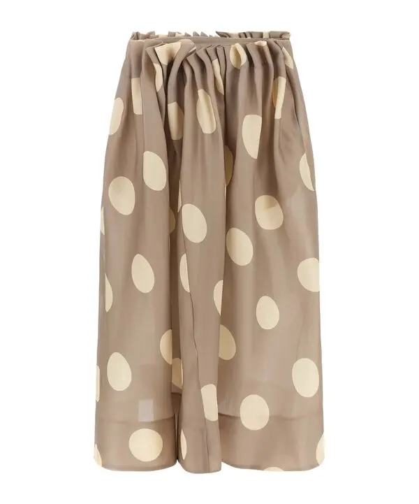 Khaite Riley Polka-dot Maxi Skirt - No