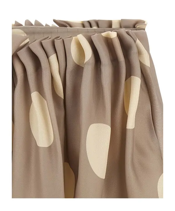 Khaite Riley Polka-dot Maxi Skirt - Nude