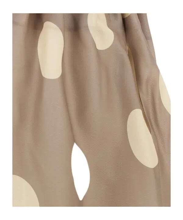 Khaite Riley Polka-dot Maxi Skirt - Nude