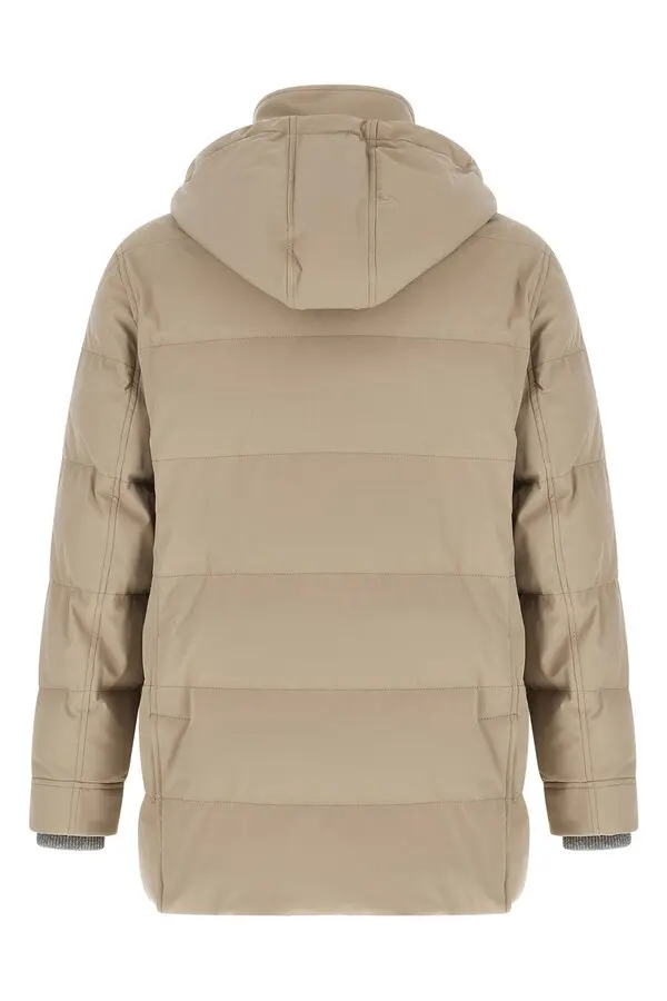 Brunello Cucinelli Quilted Hooded Coat