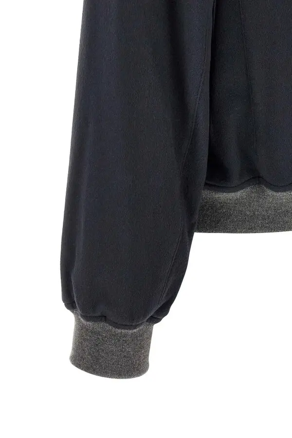 Brunello Cucinelli Light Flannel Bomber Jacket