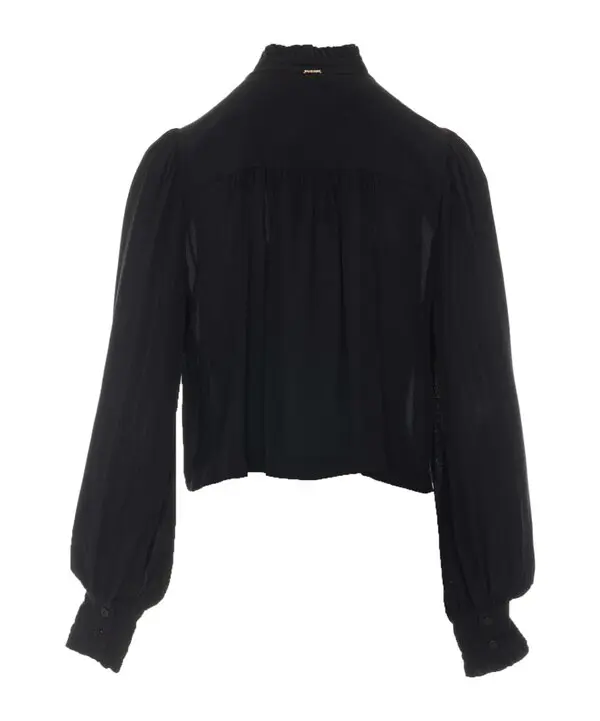 TWINSET Sheer Long-sleeve Top