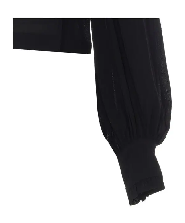 TWINSET Sheer Long-sleeve Top