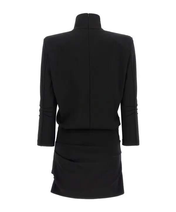 Attico Structured Shoulder Dress