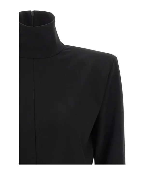 Attico Structured Shoulder Dress