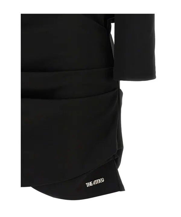 Attico Structured Shoulder Dress
