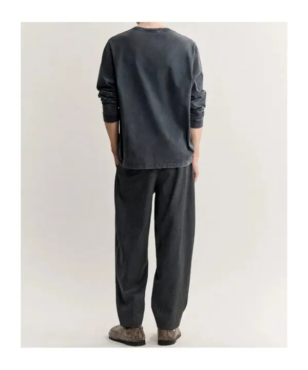 Maison Kitsuné Fox Head Patch Long-sleeved T-shirt