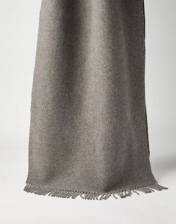 Brunello Cucinelli Hooded Fringed Poncho