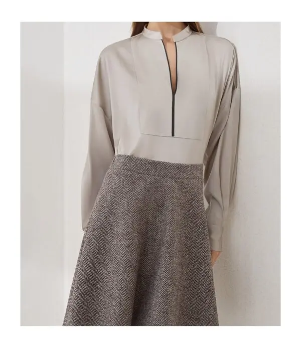 Brunello Cucinelli Long Sleeve Blouse