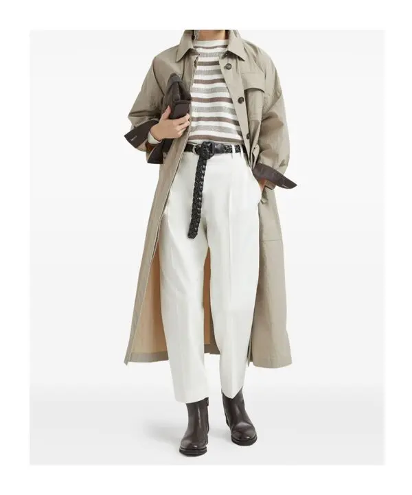 Brunello Cucinelli Monili Trench Coat