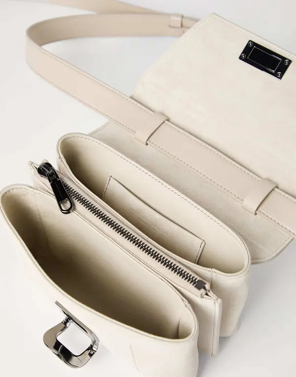 Brunello Cucinelli Sartorial Foldover Top Small Bag