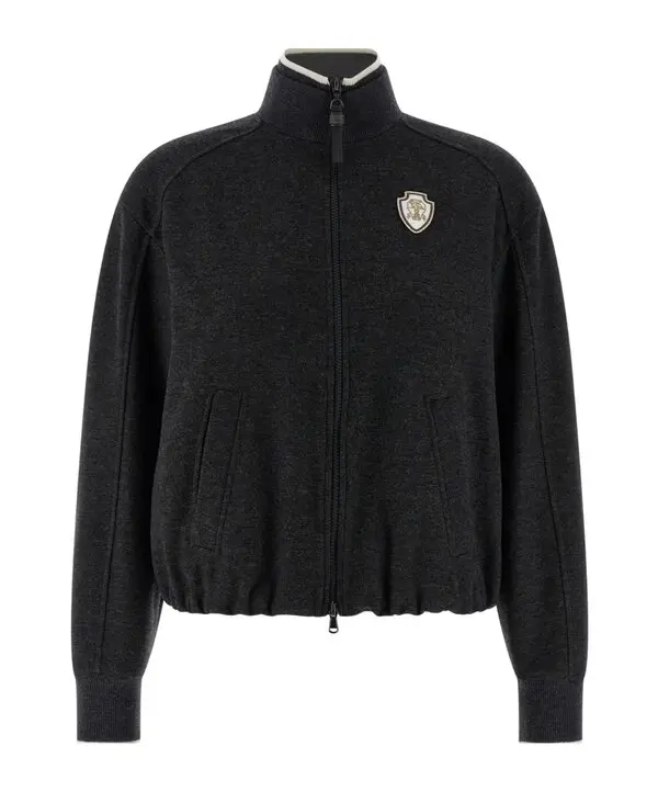Brunello Cucinelli High Neck Long-sleeved Sweatshirt