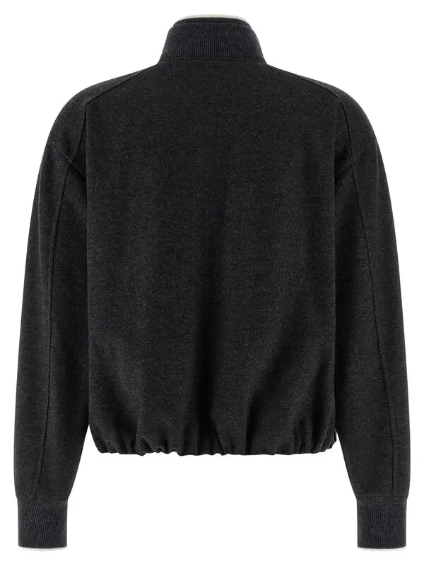 Brunello Cucinelli High Neck Long-sleeved Sweatshirt