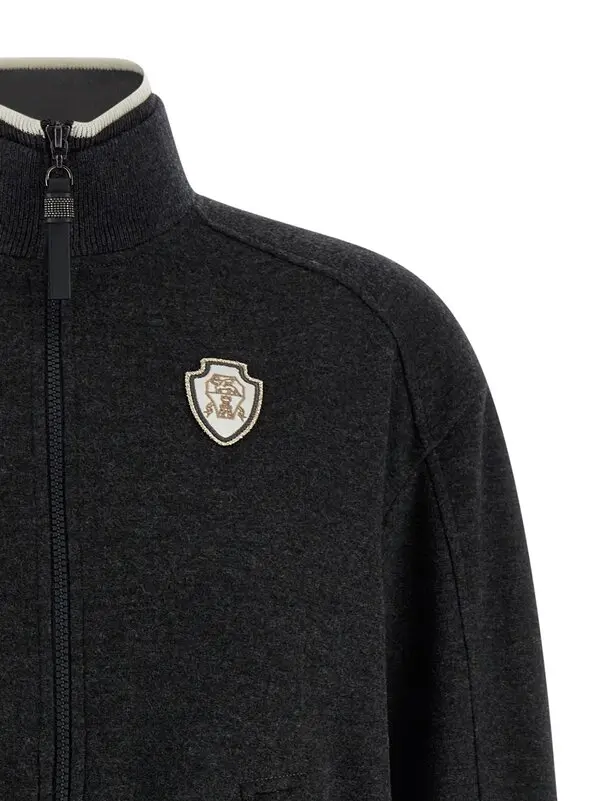 Brunello Cucinelli High Neck Long-sleeved Sweatshirt