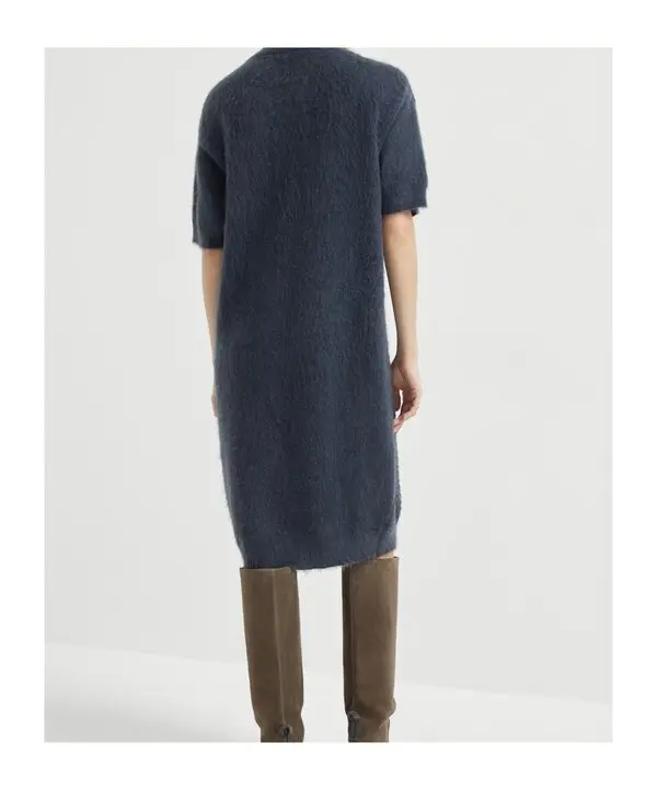 Brunello Cucinelli Croc-motif Sequin Dress