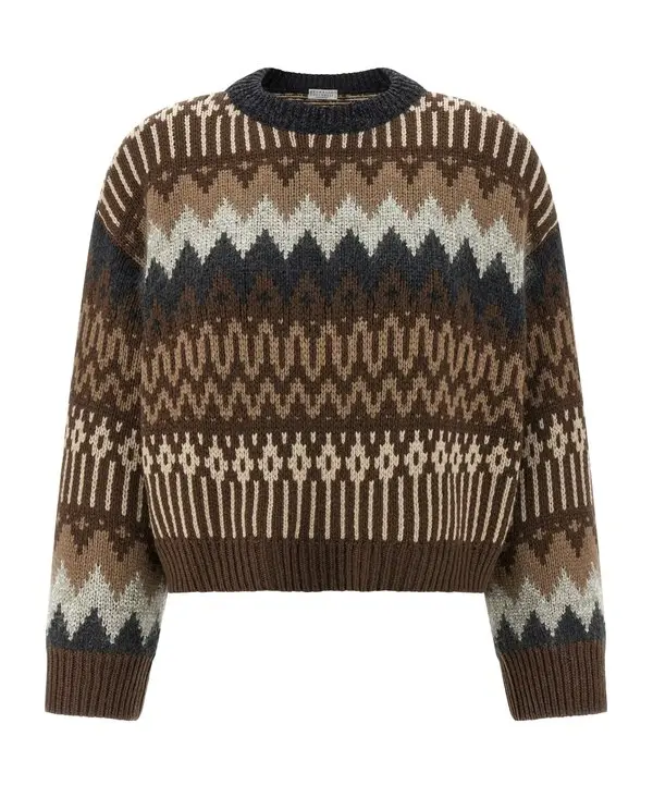 Brunello Cucinelli Crewneck Knitted Sweater