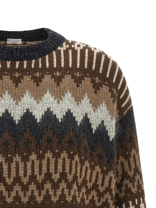 Brunello Cucinelli Crewneck Knitted Sweater
