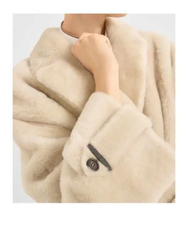 Brunello Cucinelli Double Breasted Fur Jacket