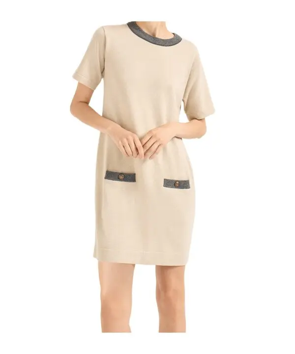 Brunello Cucinelli Pocket Trim Mini Dress