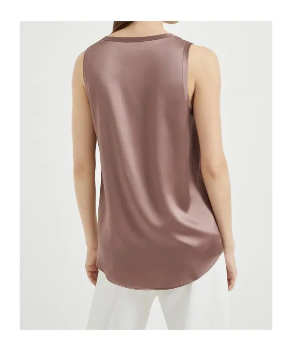 Brunello Cucinelli Satin Top