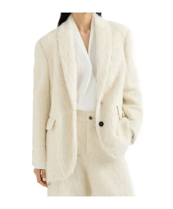 Brunello Cucinelli Faux-fur Blazer