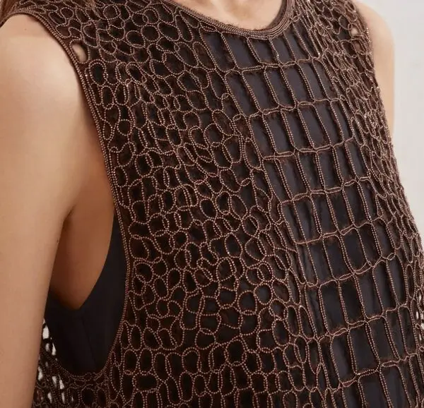 Brunello Cucinelli Crocodile-effect Top