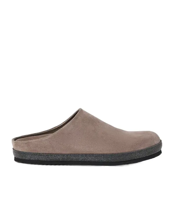 Brunello Cucinelli Monili Chain-detail Flat Mules