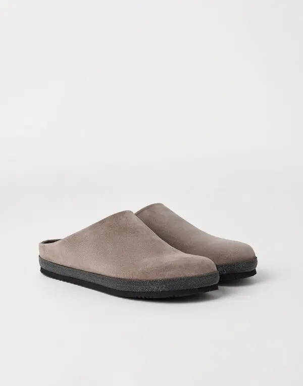 Brunello Cucinelli Monili Chain-detail Flat Mules