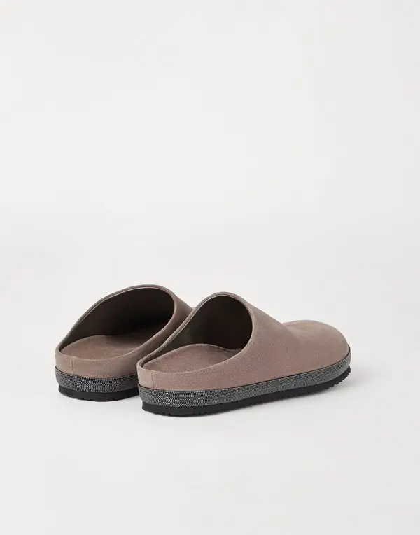 Brunello Cucinelli Monili Chain-detail Flat Mules