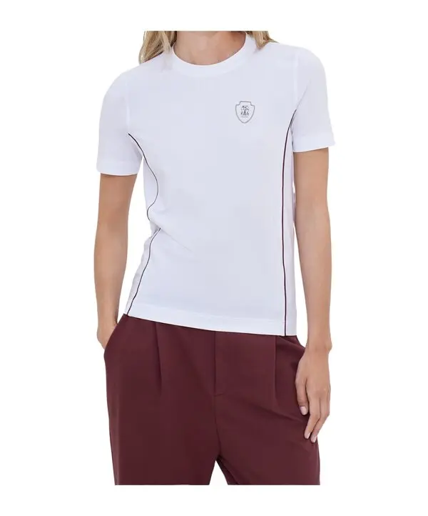 Brunello Cucinelli Logo-detail Jersey T-shirt
