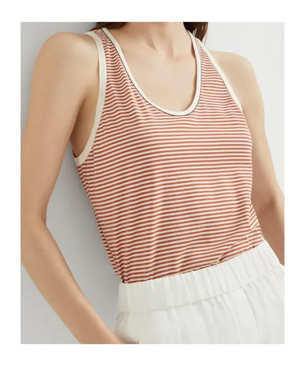 Brunello Cucinelli Striped Tank Top