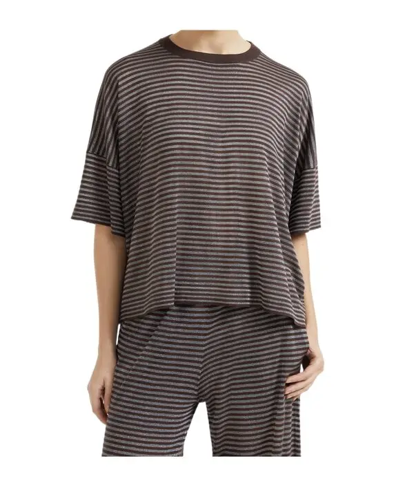 Brunello Cucinelli Striped Crewneck T-shirt