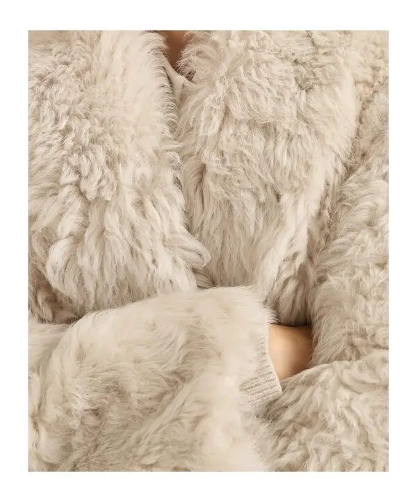 Brunello Cucinelli Double-breasted Shearling Coat