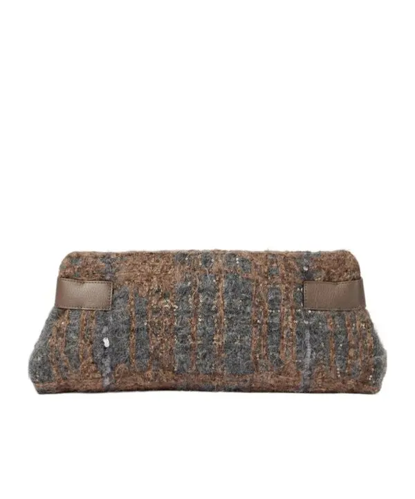 Brunello Cucinelli Essence Sequin-embellished Clutch Bag