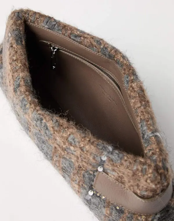 Brunello Cucinelli Essence Sequin-embellished Clutch Bag