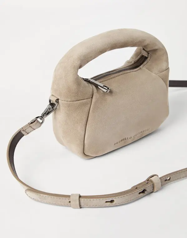 Brunello Cucinelli Padded Suede Mini Bag
