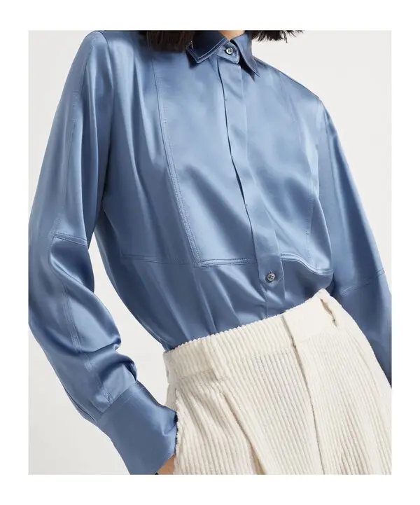 Brunello Cucinelli Silk Shirt